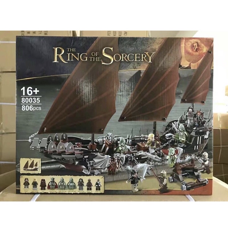 Lắp ráp mô hình 79008 - Leji 80035 ( Xếp Hình Lord Of The Rings Thuyền ...