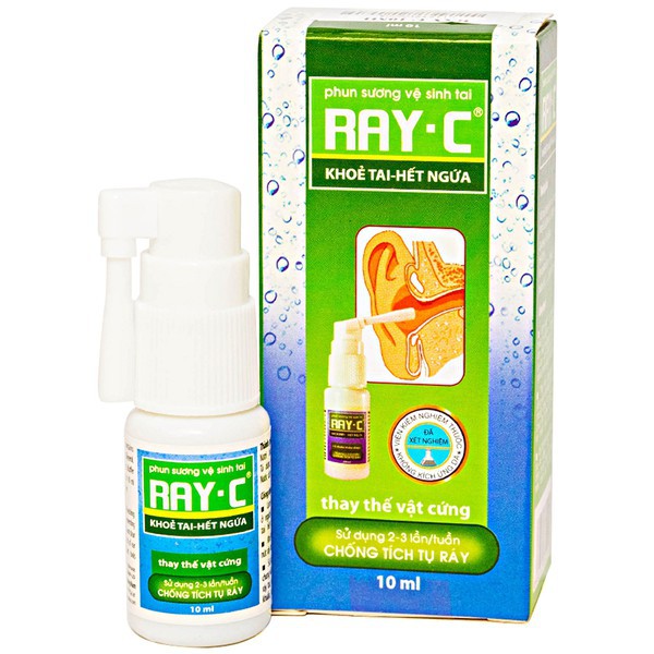 Dung dịch vệ sinh tai Ray C chai 10ml | Shopee Việt Nam