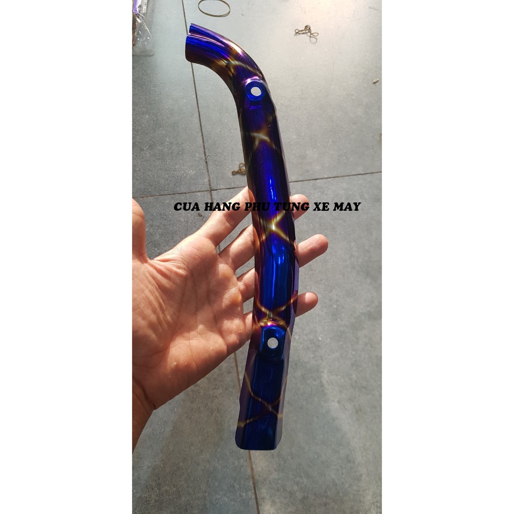 Che cổ pô xe Wave RS/ Wave Alpha 2010 - 2016 titan | Shopee Việt Nam