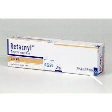Tretinoin Retacnyl Cream 0,025%, 0.05% [30g- Auth]- Kem hỗ trợ giảm mụn ...