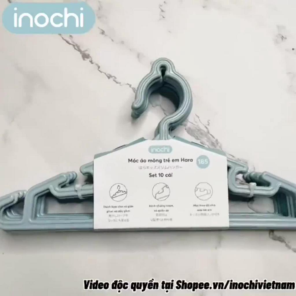Set 10 Móc áo trẻ em Inochi (MA185) chính hãng inochi - tiêu chuẩn nhật ...