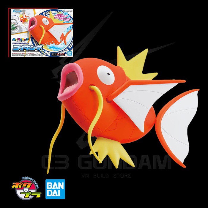 [BANDAI] MÔ HÌNH LẮP RÁP POKEMON PLAMO BIG 01 MAGIKARP POKEMON PLASTIC MODEL COLLECTION GUNPLA ...