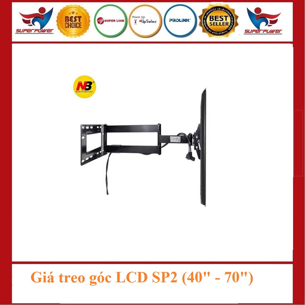 Khung treo tivi - Khung treo màn hình - Giá treo góc LCD SP2 (40" - 80") | Shopee Việt Nam