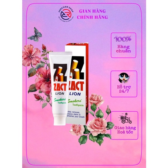 Kem đánh răng dành cho người hút thuốc lá Zact lion | Shopee Việt Nam