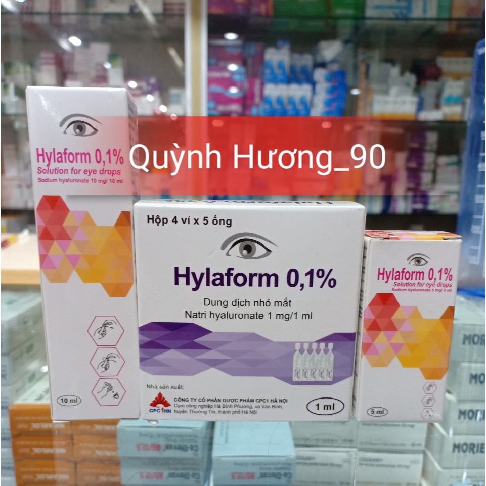 Mua nước mắt nhân tạo hylaform chất lượng, giá tốt nhất