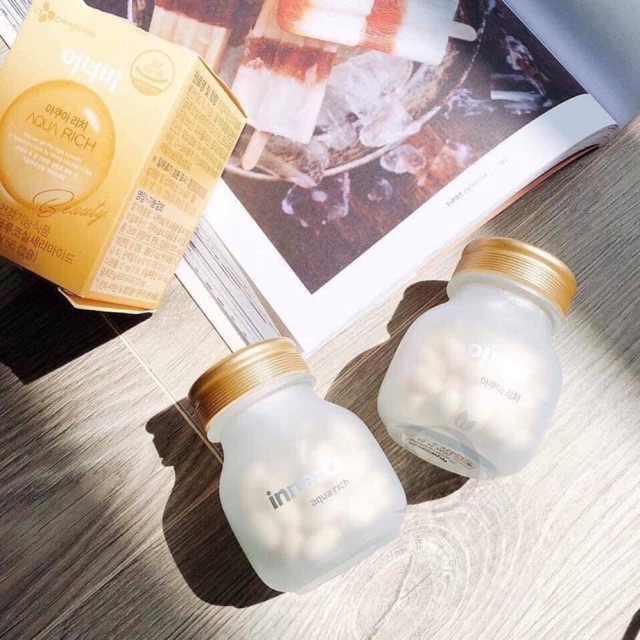 VIÊN UỐNG CẤP NƯỚC VÀ COLLAGEN INNER B AQUA RICH | Shopee Việt Nam