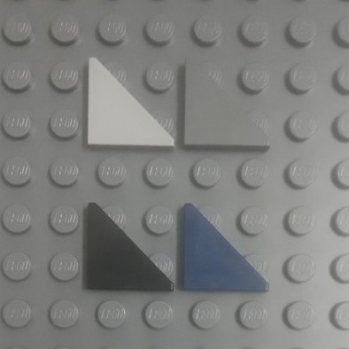 Đồ Chơi Lego Lắp Ráp Tile, Modified 2 x 2 Triangular | Shopee Việt Nam