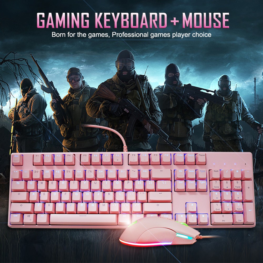 Combo Phím + Chuột Motospeed CK700 Pink | Shopee Việt Nam