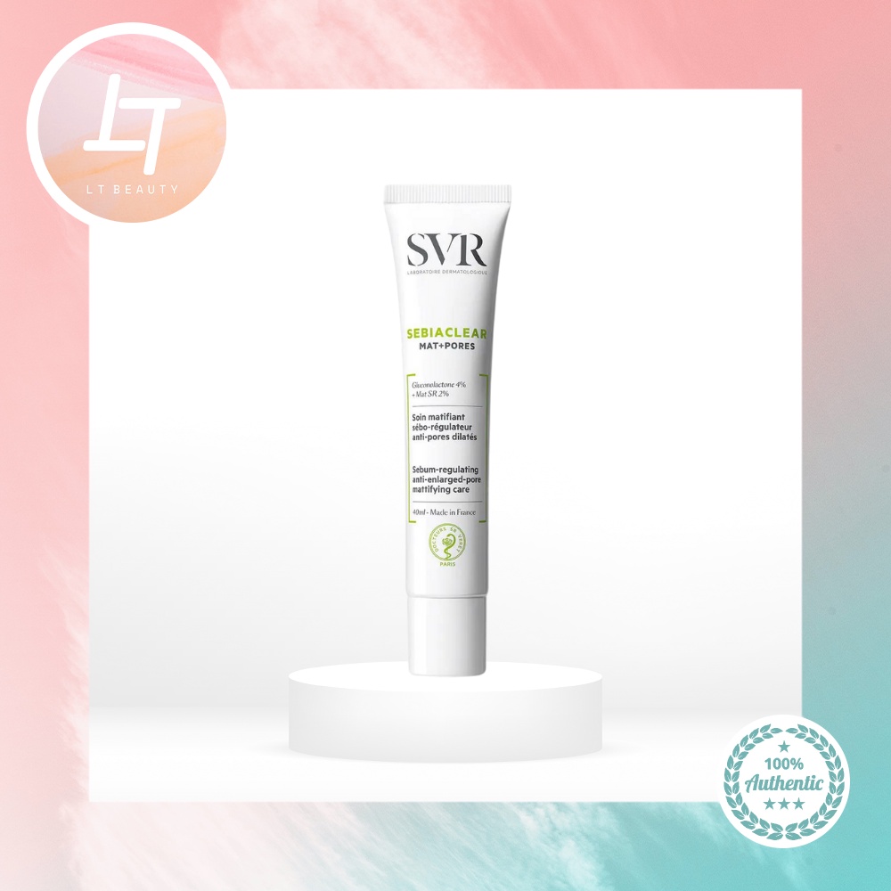 Kem dưỡng kiềm dầu, se khít lỗ chân lông SVR Sebiaclear Mat + Pores ...