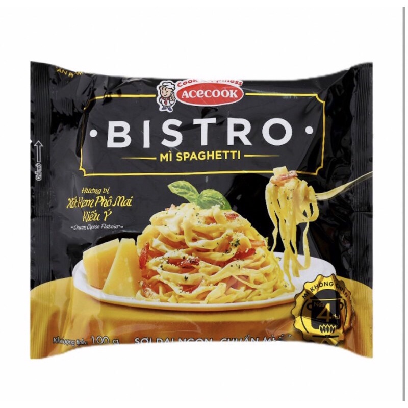 Mì Spaghetti Bistro Sốt Kem Phô Mai Gói 100G | Shopee Việt Nam