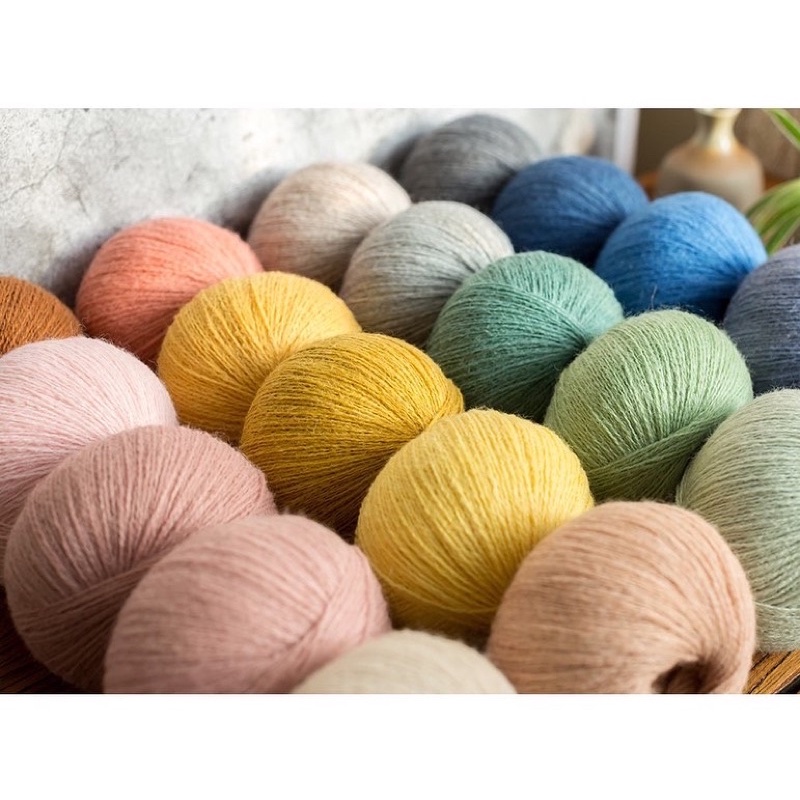 Len Susan Family Alpaca Mềm Mịn Thu Đông Cuộn 50gram | Shopee Việt Nam