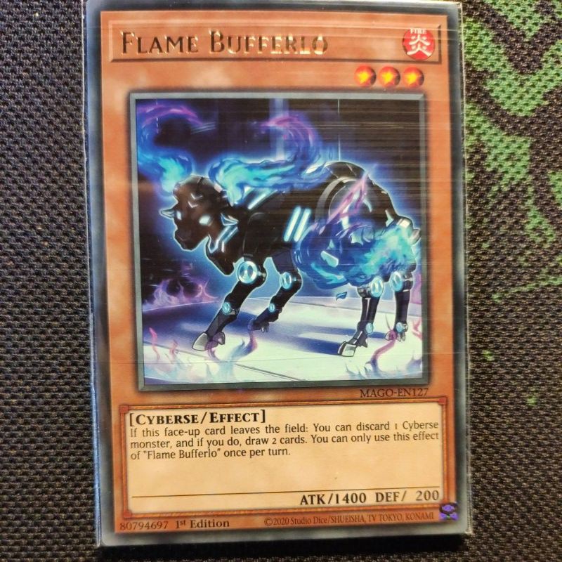 Thẻ bài Yugioh: Flame Buffalo - MAGO-EN127 - Rare | Shopee Việt Nam