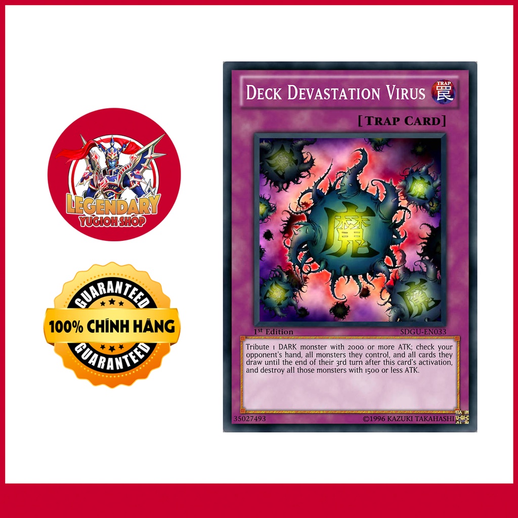 [EN][Thẻ Bài Yugioh Chính Hãng] Deck Devastation Virus | Shopee Việt Nam
