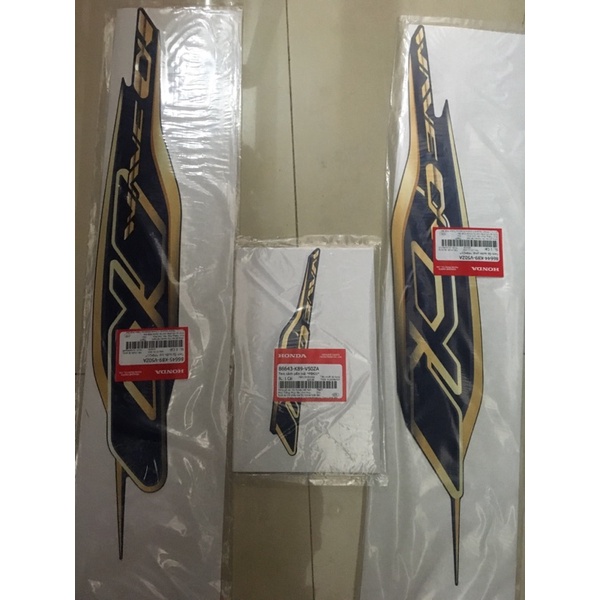 tem wave 110 2021-2022 (3 mảnh) xanh tím | Shopee Việt Nam