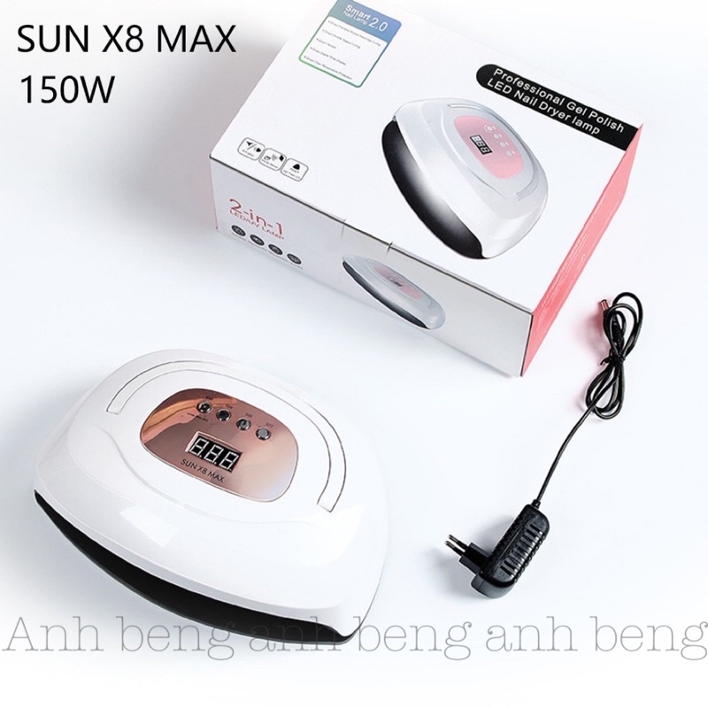 Máy hơ gel sun X8 Max 150W 57 bóng ☄️FREESHIP☄️ - hàng chính hẵng ...