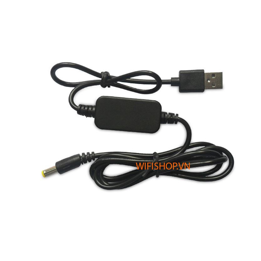 Cáp Chuyển Đổi 5V USB sang 5V / 9V / 12V Loại đầu to 5,5x2,1mm (Mất ...