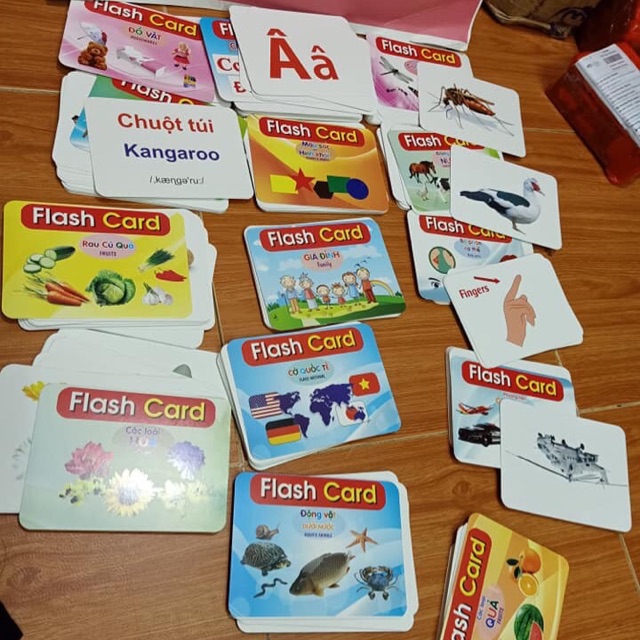 [GIẤY LOẠI DÀY] Thẻ học flashcard 15 chủ đề | Shopee Việt Nam