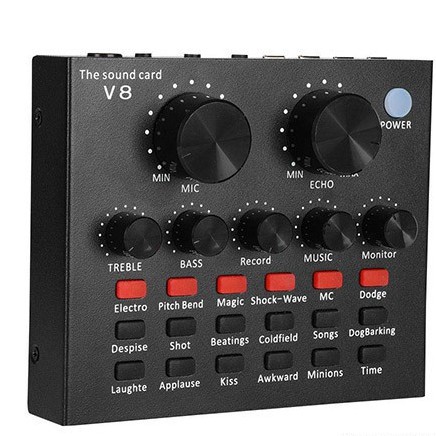 Bộ sound card V8 chính hãng BH 12 tháng [BH chính hãng] | Shopee Việt Nam