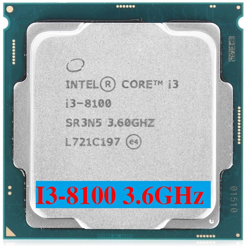 CPU Intel Core i3-8100 3.6GHz (đã sử dụng) | Shopee Việt Nam