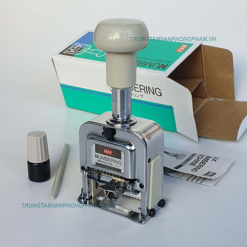 Máy đóng dấu số nhảy tự động 8 số Max N-807 N807 | Shopee Việt Nam