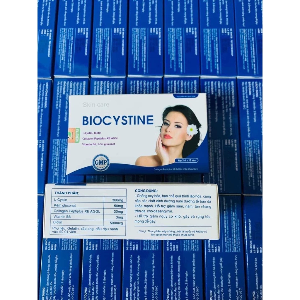 [CHÍNH HÃNG] VIÊN UỐNG BIOCYSTINE - VIÊN UỐNG ĐẸP DA, ĐẸP TÓC, CHỐNG ...