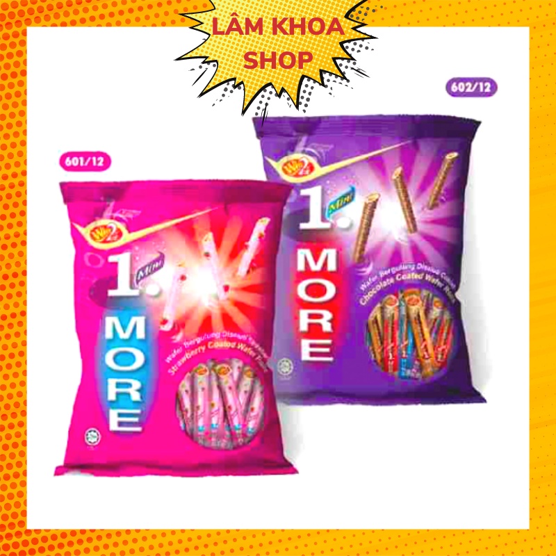 Bánh Mini 1 More Vanilla Cream Coated Wafer Rolls Win2 - Gói 360G ...