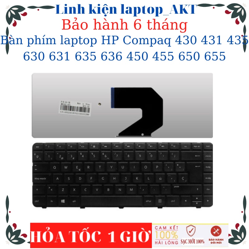 Bàn phím laptop HP Compaq 430 431 435 630 631 635 636 450 455 650 655 ...