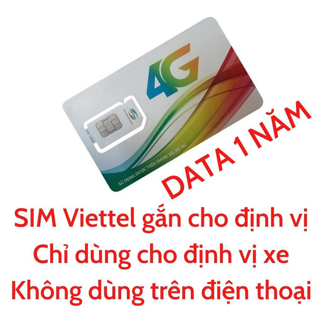 Sim 4G Viettel, Mobifone dùng cho thiết bị định vị GPS trọn gói 1 năm không cần nạp tiền, bảo ...