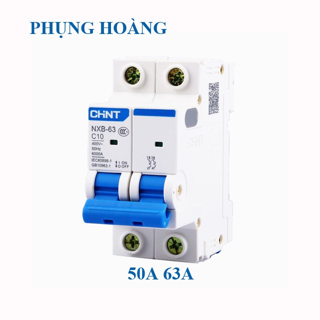 Aptomat - MCB CHINT 2P ( 50A, 63A ) | Shopee Việt Nam