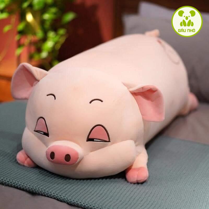 Heo Híp - Heo Nhồi Bông Mắt Ngủ Lim Dim CAO CẤP - GẤU NHỎ | Shopee Việt Nam