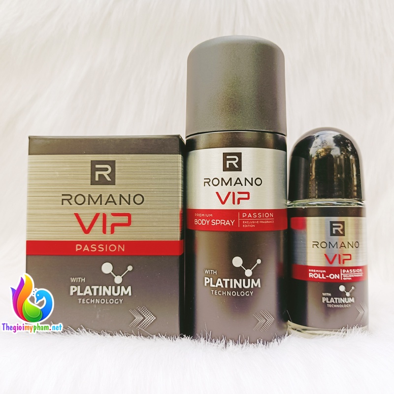 Nước Hoa Romano Vip Passion 50ML/Xịt 150ML/Lăn 50ML | Shopee Việt Nam