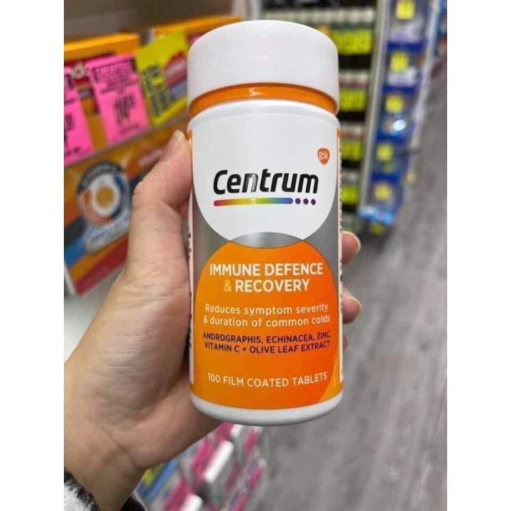 Viên uống tăng đề kháng cho người lớn Centrum Immune Defence & Recovery ...