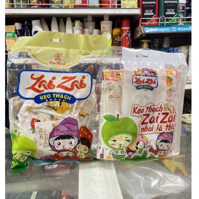 Thạch ZaiZai Đức Hạnh Thạch Vuông & Thạch Dài Túi 700g/1kg | Shopee Việt Nam