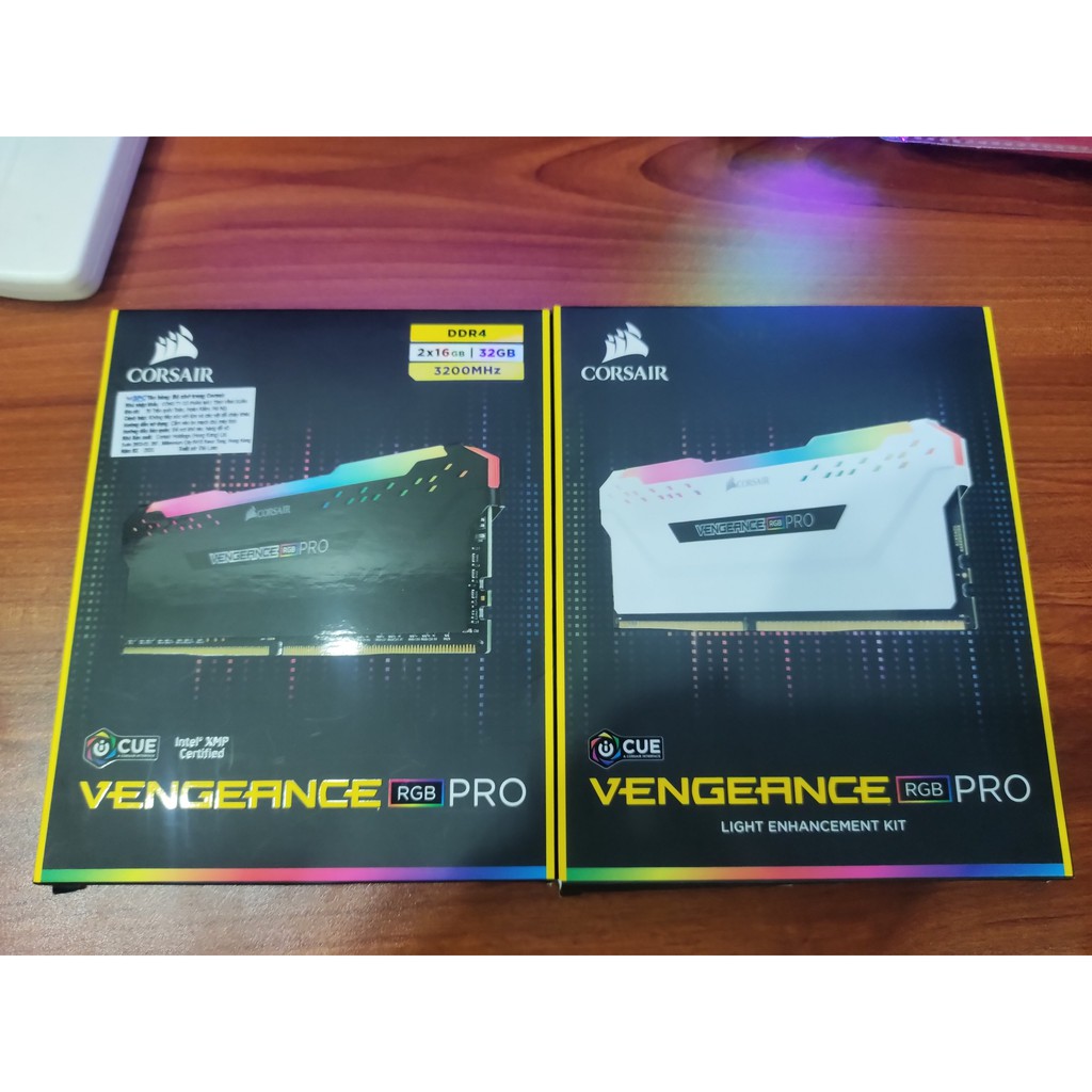 Combo Kit Ram DDR 4 Corsair Vegeance RGB Pro 32GB (2x16) 3200mhz c16 ...