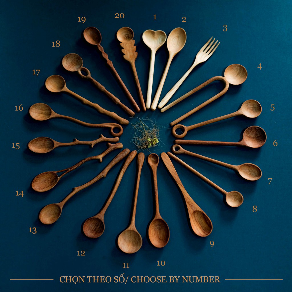 Muỗng gỗ handmade - Muỗng gỗ đỏ, gỗ tần bì - Wooden spoon | Shopee Việt Nam