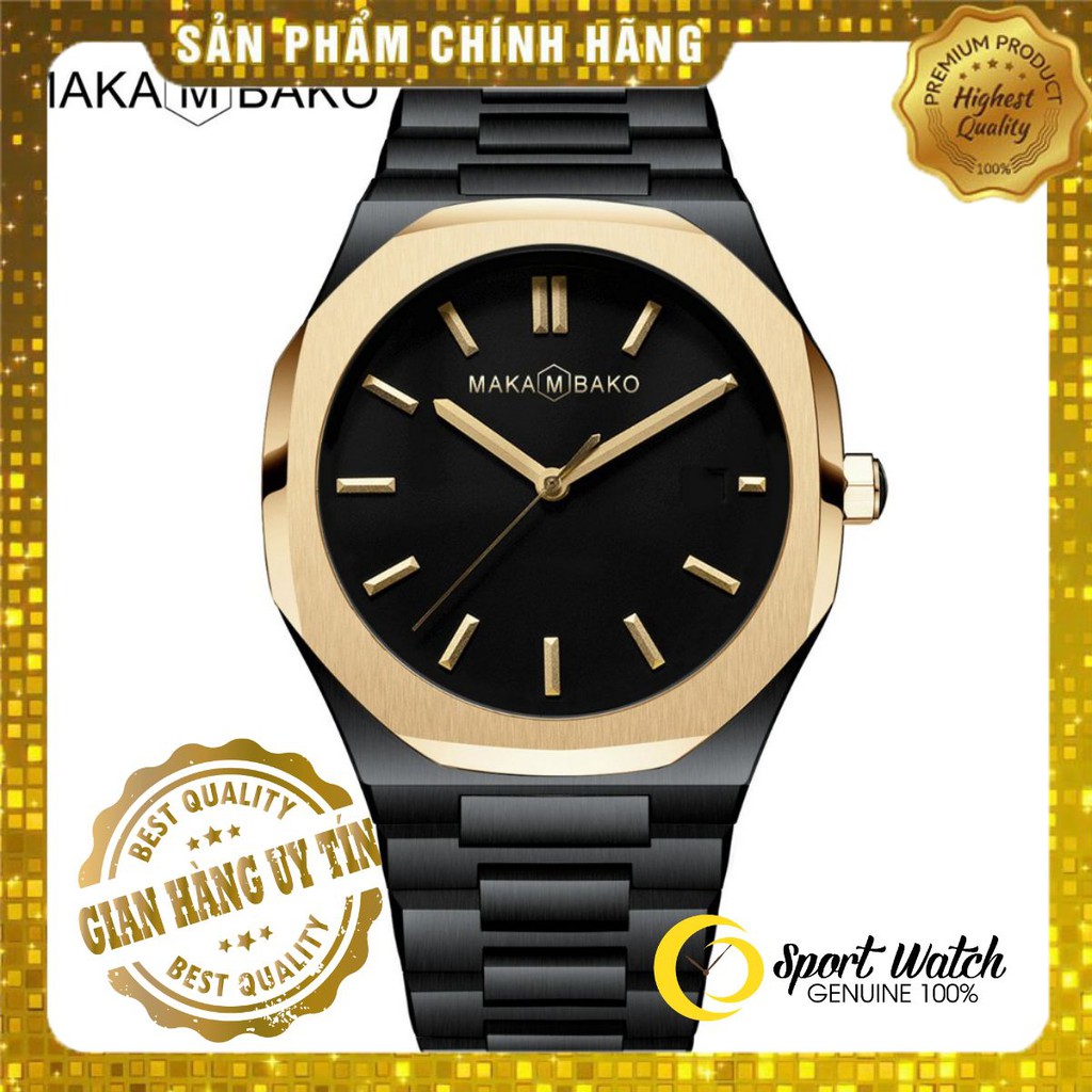 Đồng Hồ nam chính hãng MAKA BAKO |MAK0001 BAKO Mặt 40mm Chống Nước 3ATM ...