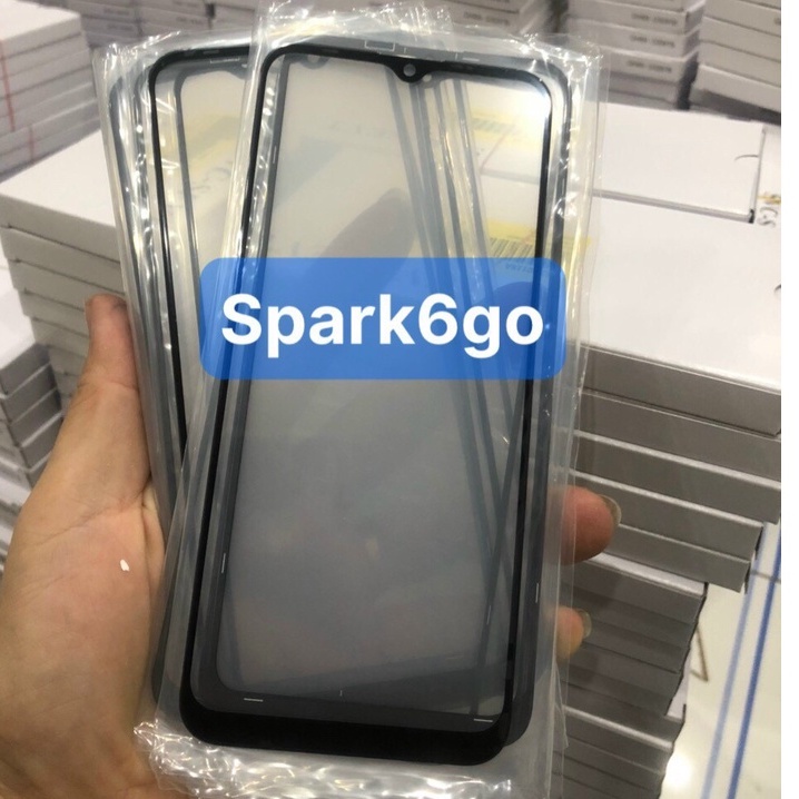 Mặt kính (ép kính) Tecno Spark 6 go / Spark 7 / 7T / 8 / 8C không keo | Shopee Việt Nam