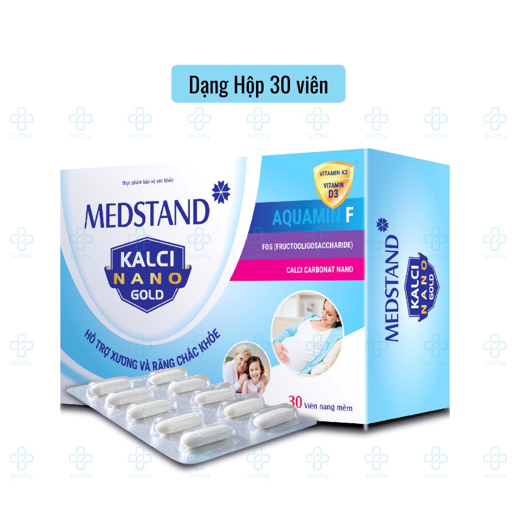 Viên Uống Bổ Sung Calci, Vitamin, Khoáng chất Kalci Nano Gold MEDSTAND ...