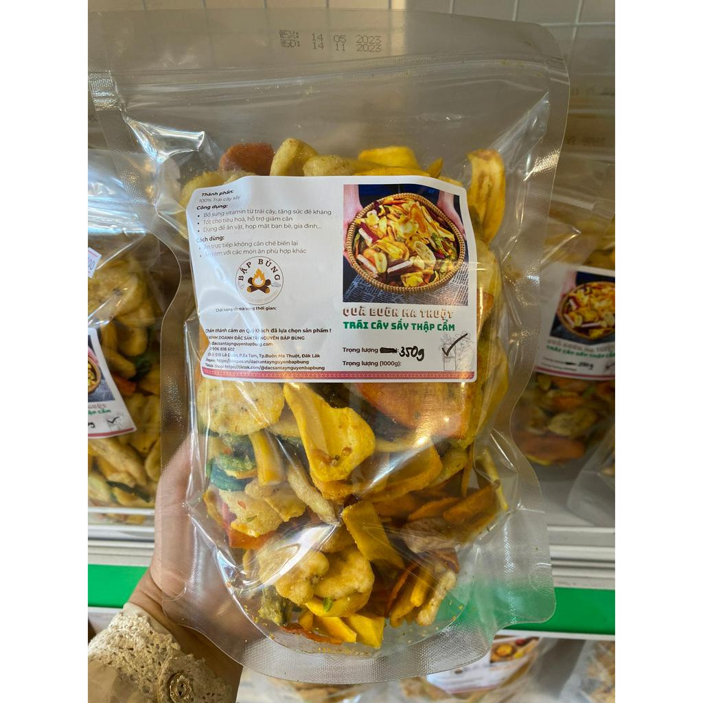 Trái Cây Sấy Thập Cẩm NGUYÊN MIẾNG Bập Bùng - 350g - 700g Loại A (Ngon, giòn tự nhiên) | Quà ...