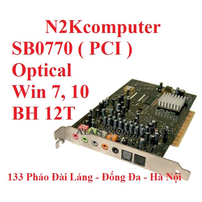 Card sound Creative 7.1 SB0880, SB0770, SB1350 3D, X-FI Xtreme Gamer ...