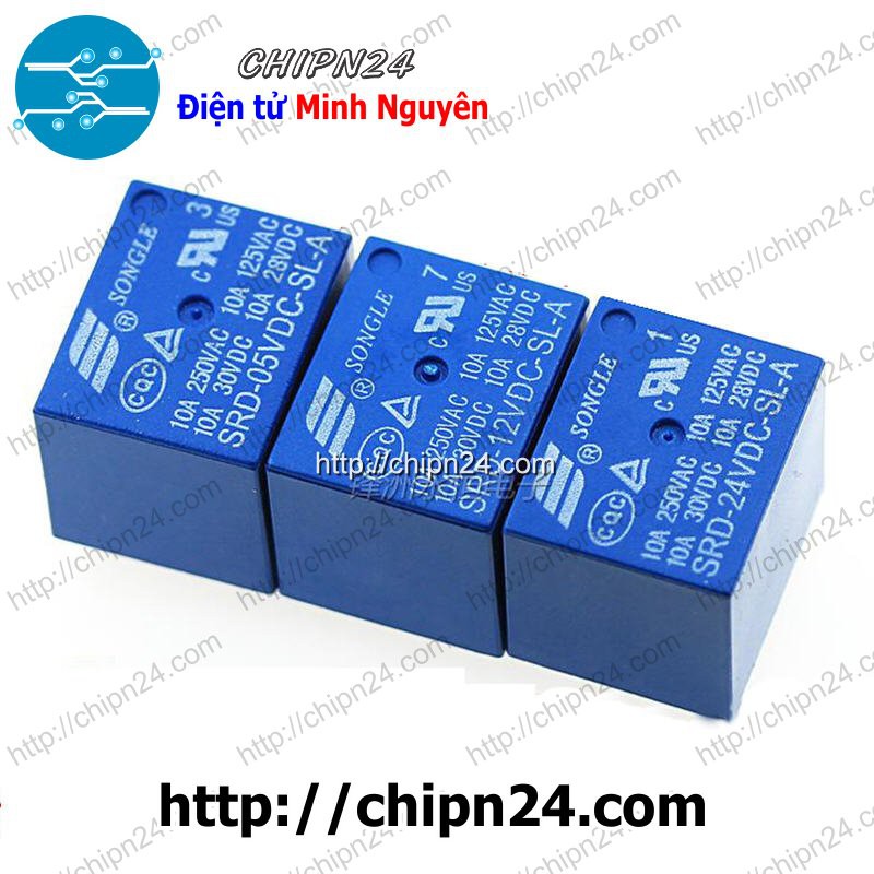 [2 CON] (F79) RELAY 5 CHÂN SRD 10A (SRD-03V 05V 06V 09V 12V 24VDC-SL-C) - [Chọn Loại] | Shopee ...