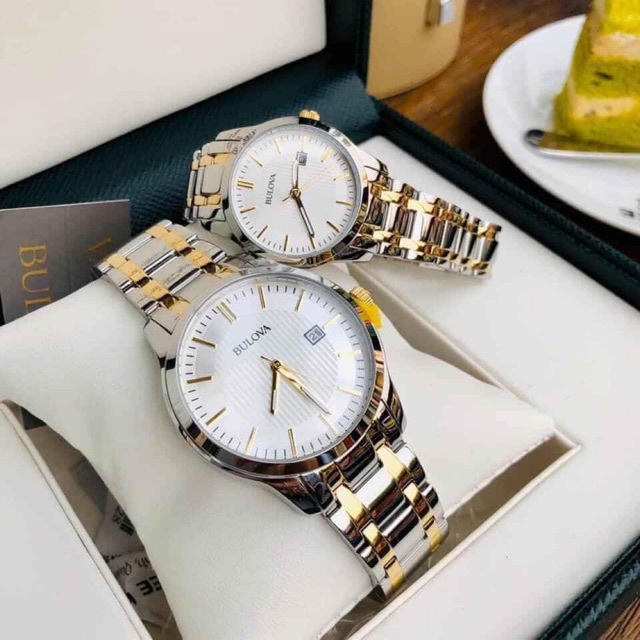 Đồng Hồ Bulova Nam Chính Hãng 98B263 Silver Dial Two Tone Stainless ...