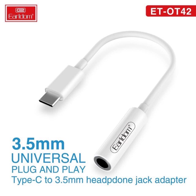 Jack Chuyển Từ Cổng TypeC Sang Cổng 3.5mm Earldom OT-42 | Shopee Việt Nam