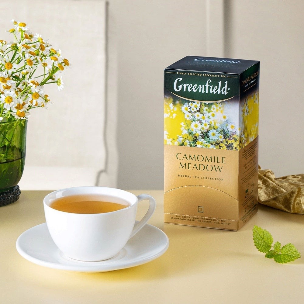 Trà Hoa Cúc Greenfield Camomile Meadow 25 gói | Shopee Việt Nam