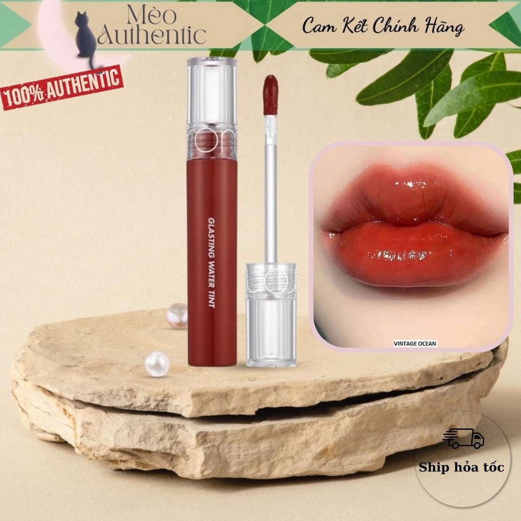 Son romand glasting water tint 04 VINTAGE OCEAN tone đỏ nâu cổ điển ...