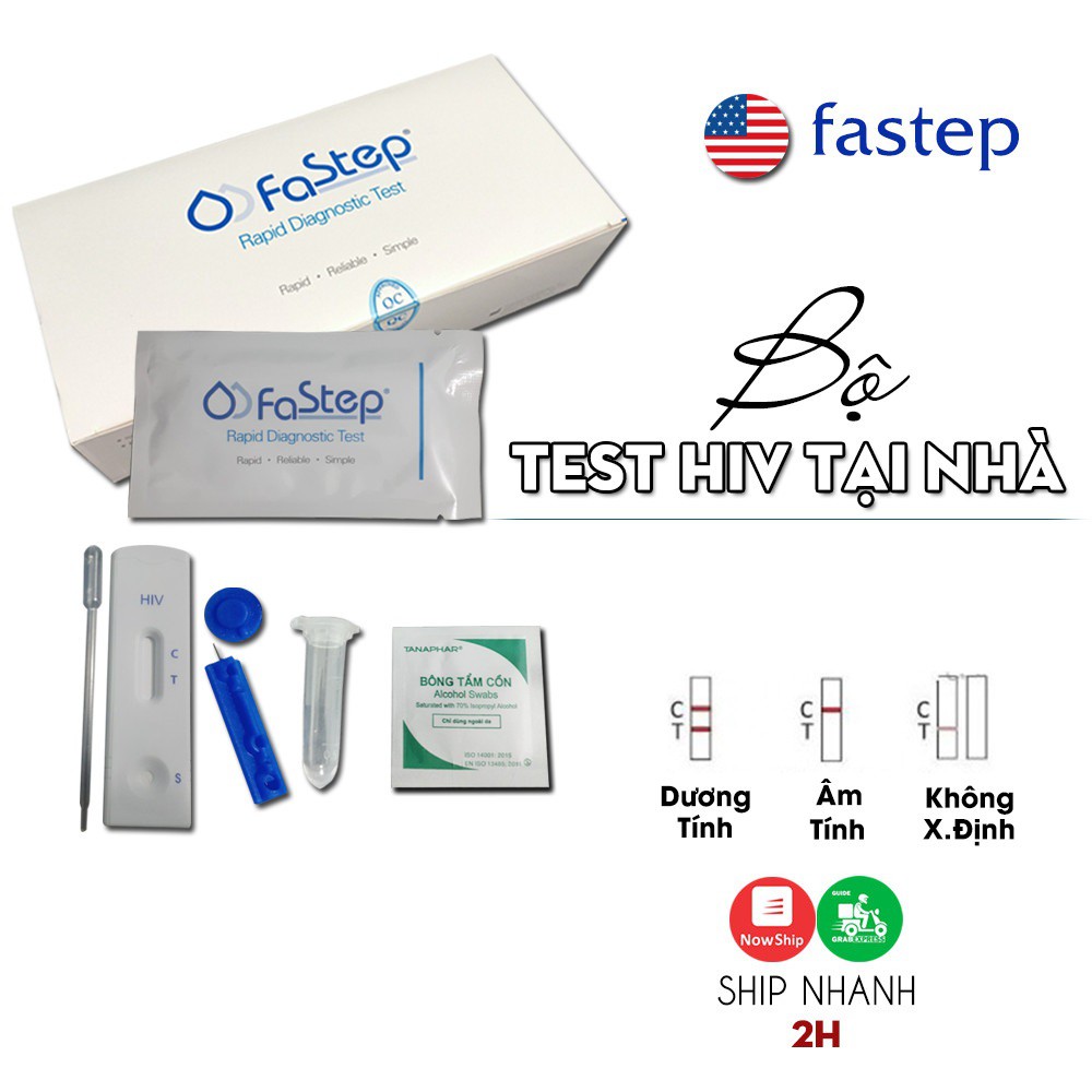 Que Test HIV tại nhà FASTEP, Kết Quả Chính Xác Dễ Sử Dụng, Test Nhanh ...