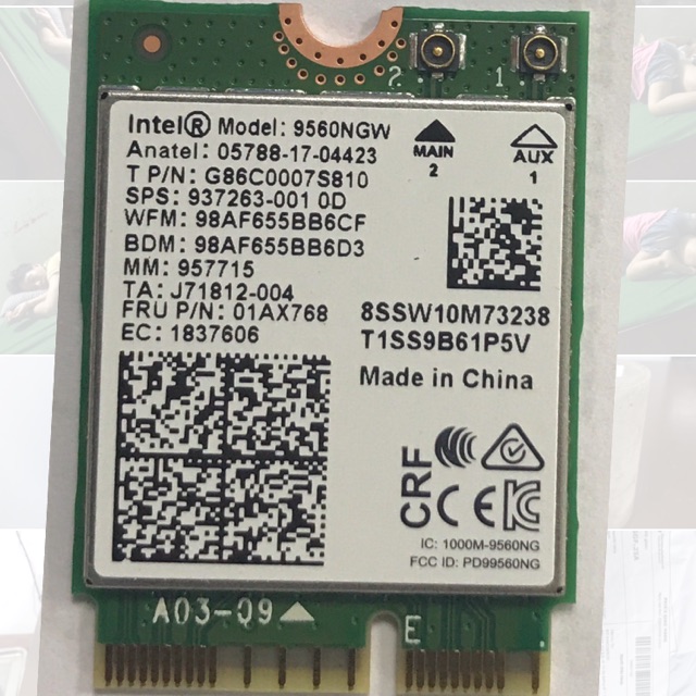 Card không dây wifi intel ac 9560, cab anten wifi | Shopee Việt Nam