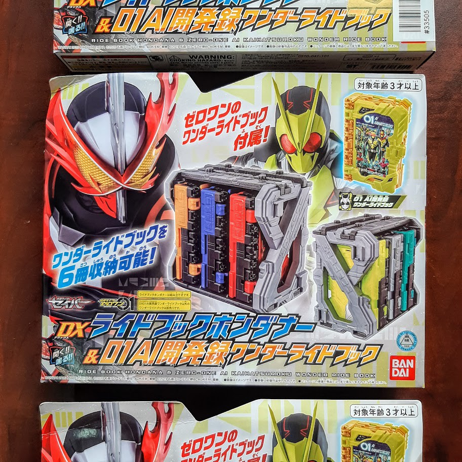 Chính Hãng - Mới - Đồ Chơi Siêu Nhân Kamen Rider Saber - DX Ride Book Hondana & Zero-One AI ...