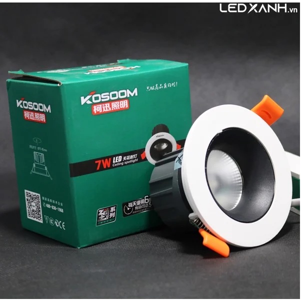 ĐÈN LED ÂM TRẦN DOWNLIGHT RỌI COB - KOSOOM 5W | Shopee Việt Nam