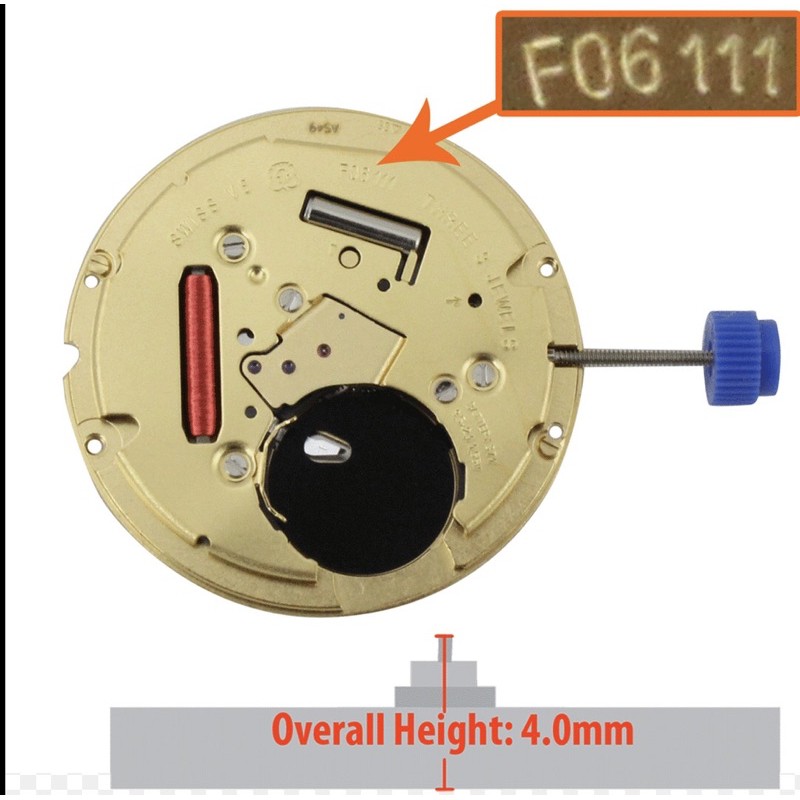 Máy đồng hồ thuỵ sĩ eta f06.111 và f06.115 và Ic | Shopee Việt Nam